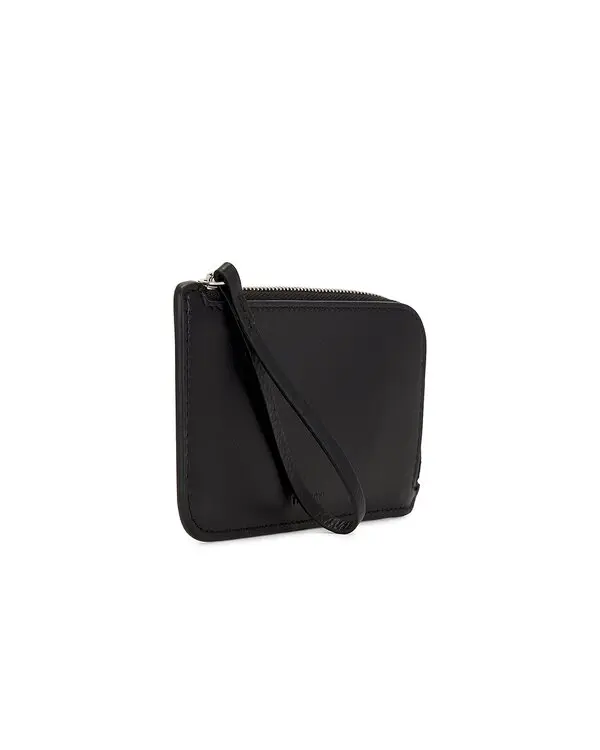 The Row Zipped Wallet - Black Ans | Editorialist